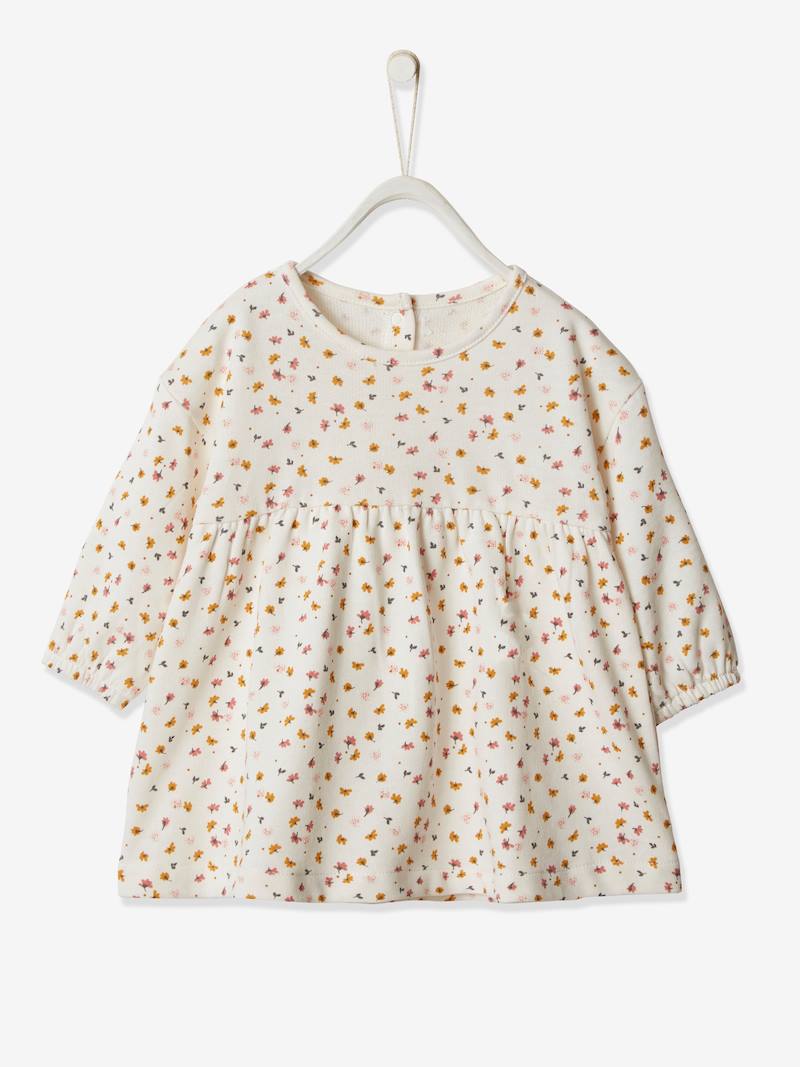 Ensemble bébé fille 3 pièces robe cardigan bandeau - vieux rose, Bébé