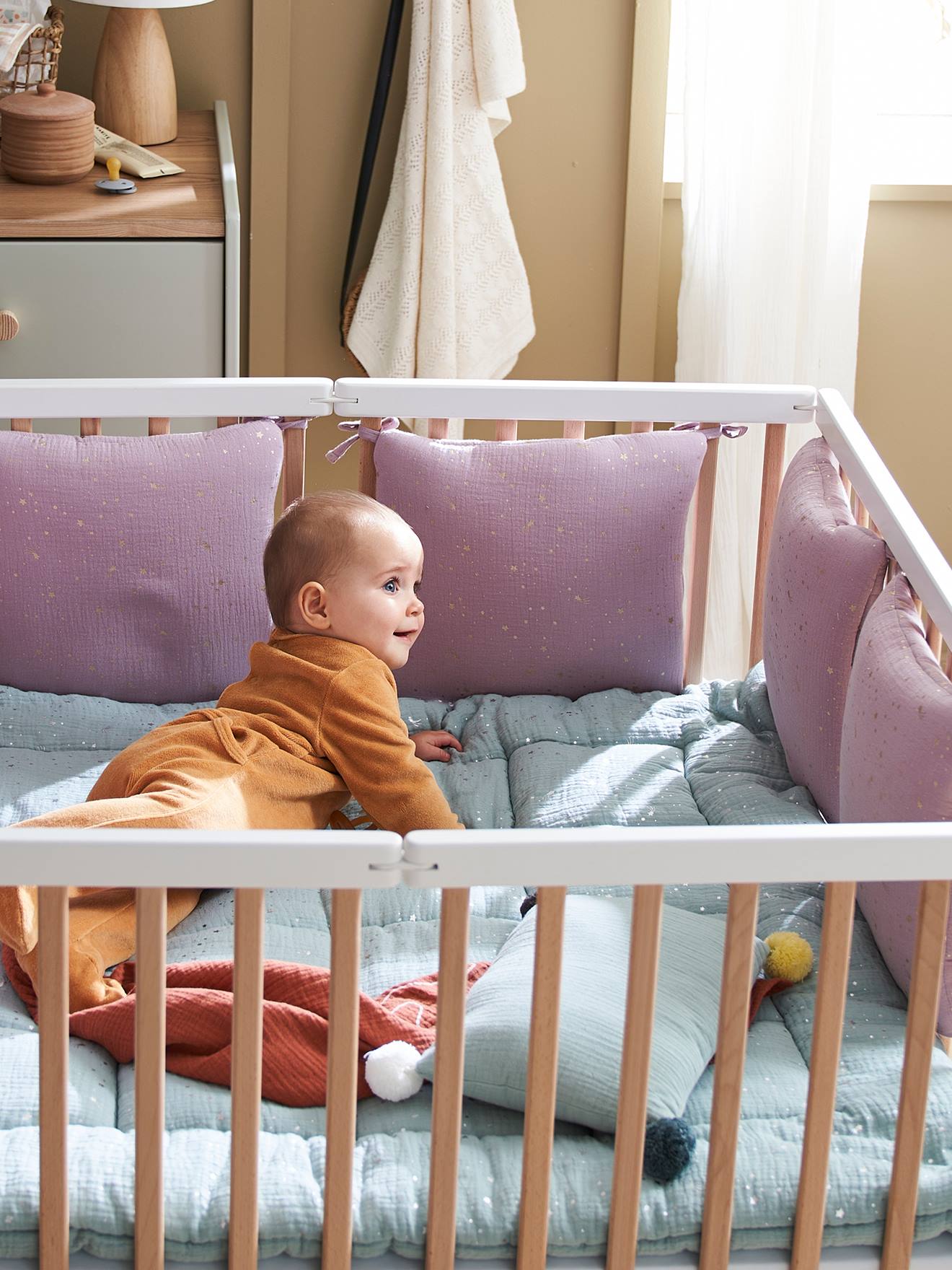 Parc bébé - Parc pliable, en bois et modulable - vertbaudet